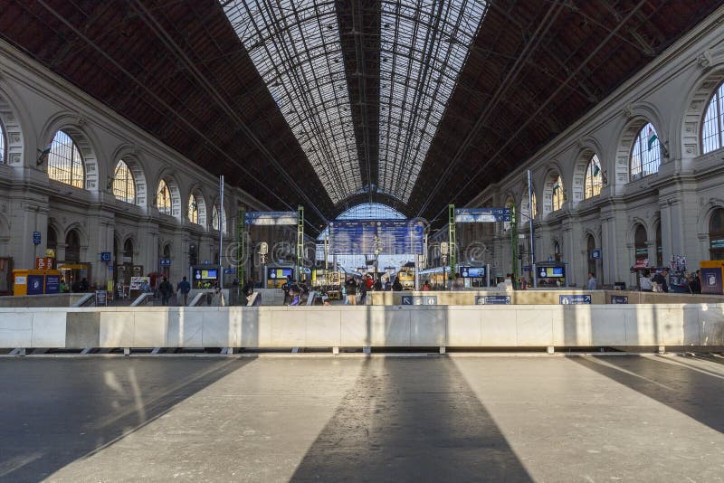 Keleti Railway Station in Budapest Editorial Image - Image of majestic ...