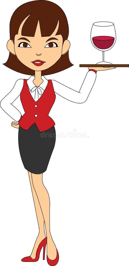 Kellnerin Stock Illustrationen, Vektoren, & Kliparts - 10,891 Stock ...