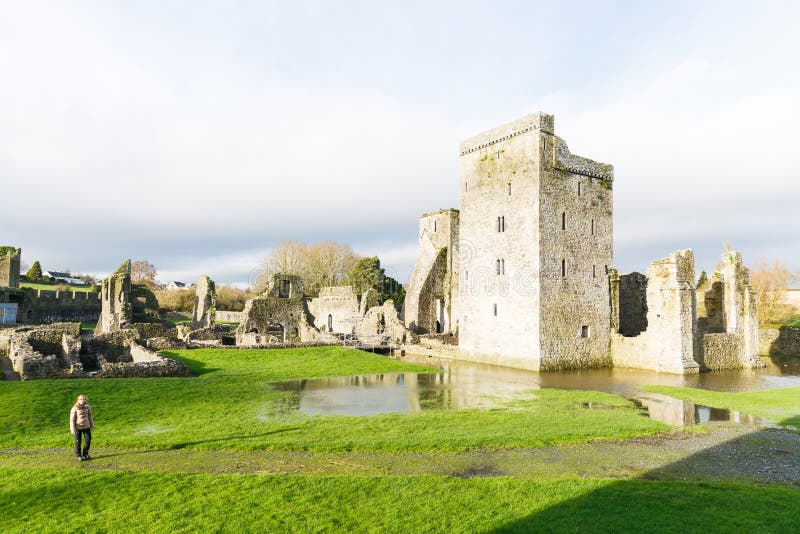 Kells Abbey Priory Kells Kilkenny Ireland Stockfoto - Bild von irisch ...