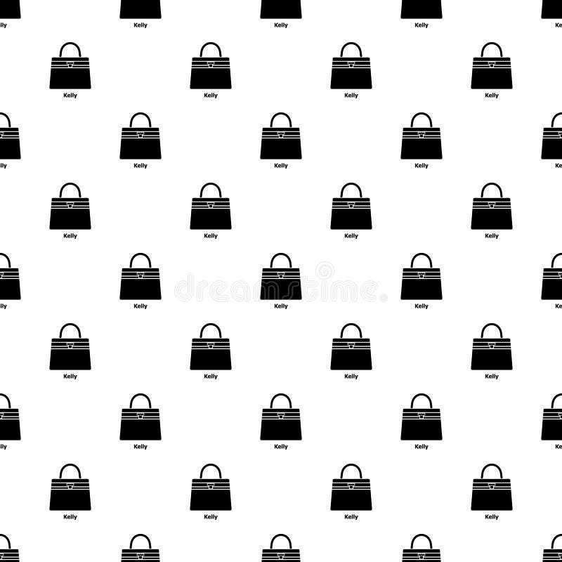 Kelly Bag Pattern Vector Seamless Stock Vector - Illustration of ...