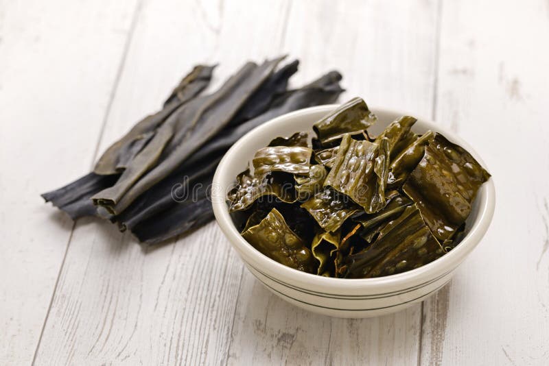 Kelp Chips, Deep Fried Kombu Stock Photo - Image of snack, healthy ...
