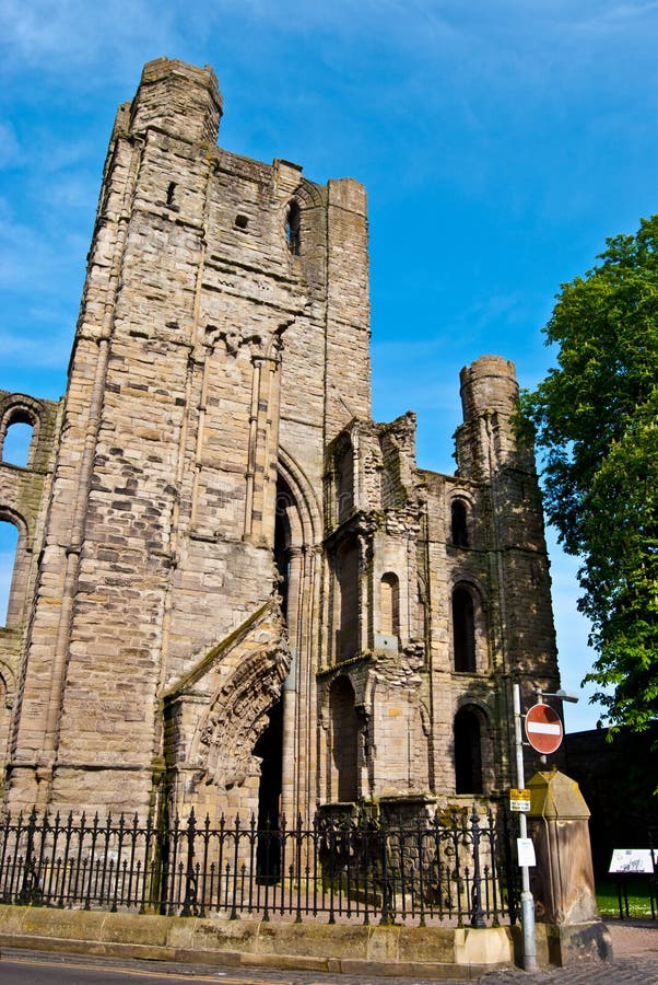 Ruins of Kelso Abbey, Scottish Borders, Scotland Stock Image - Image of ...