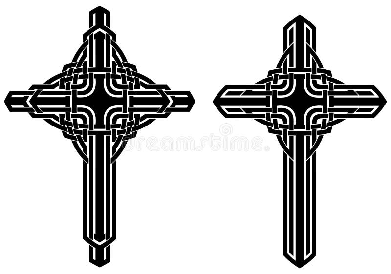 Celtic Kors Symbol Tatuering Stock Illustrationer, Vektorer, & Clipart ...