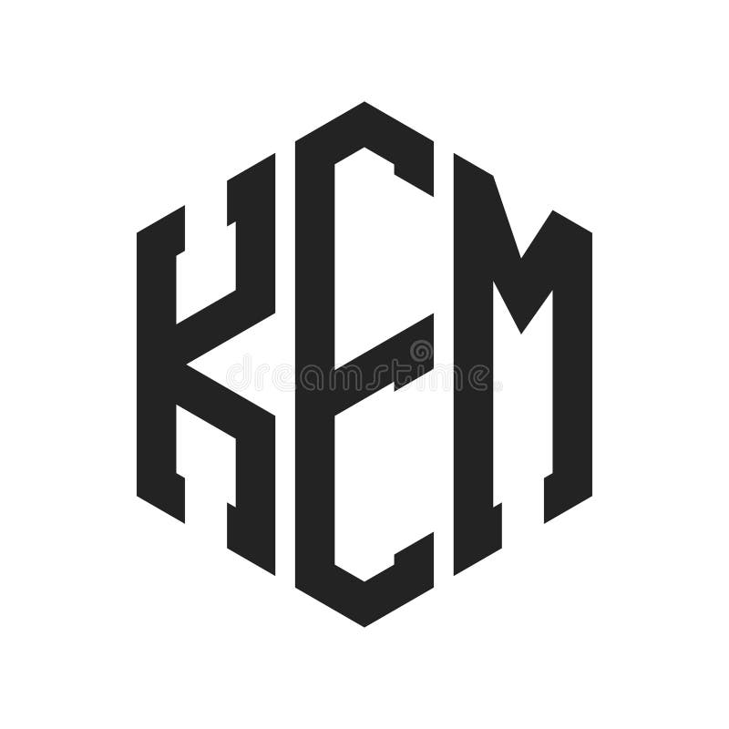 KEM Logo Design. Initial Letter KEM Monogram Logo Using Hexagon Shape ...