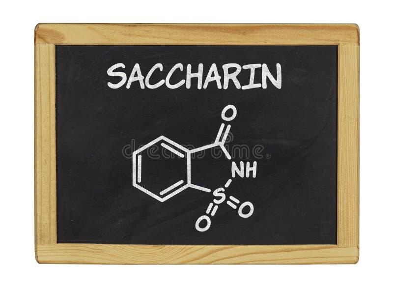 Kemisk formel av sackarin arkivfoto. Bild av banta, formel - 36738070