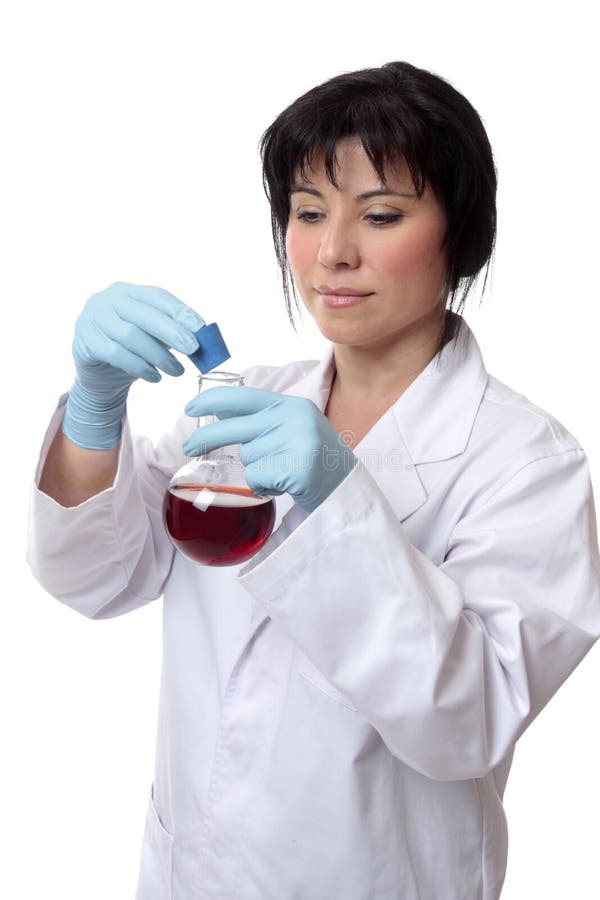 Kemist arkivfoto. Bild av mikrobiologiskt, analys, kemikalieer - 5480708