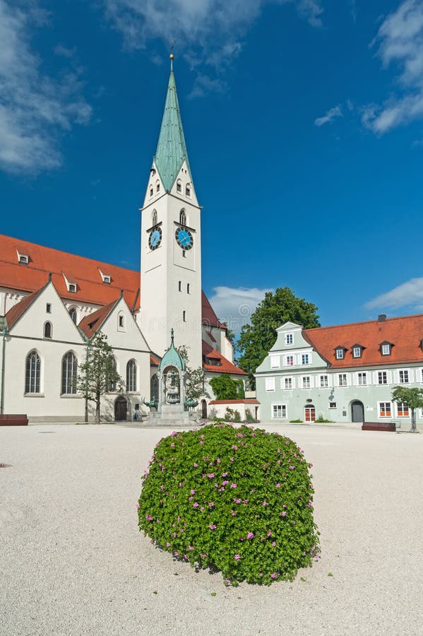 Church in Kempten Germany stock image. Image of catholic - 33390911