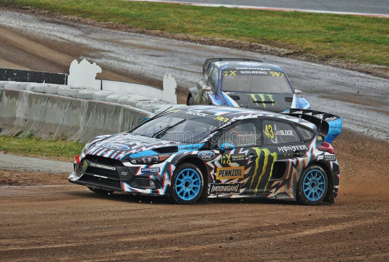 Ken Block Ford Focus RS image éditorial. Image du sport - 90192690