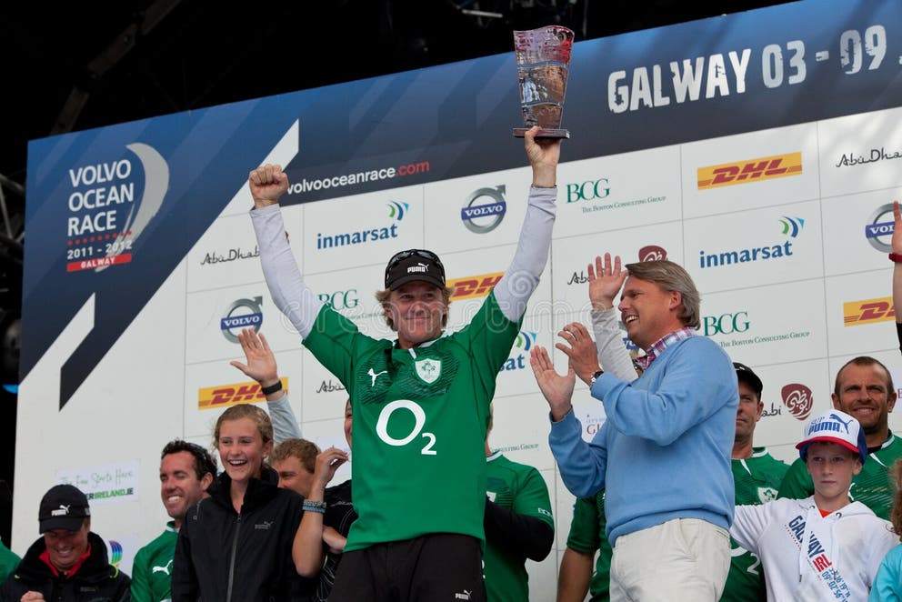 Ken Read with the award editorial stock photo. Image of galway - 25807153