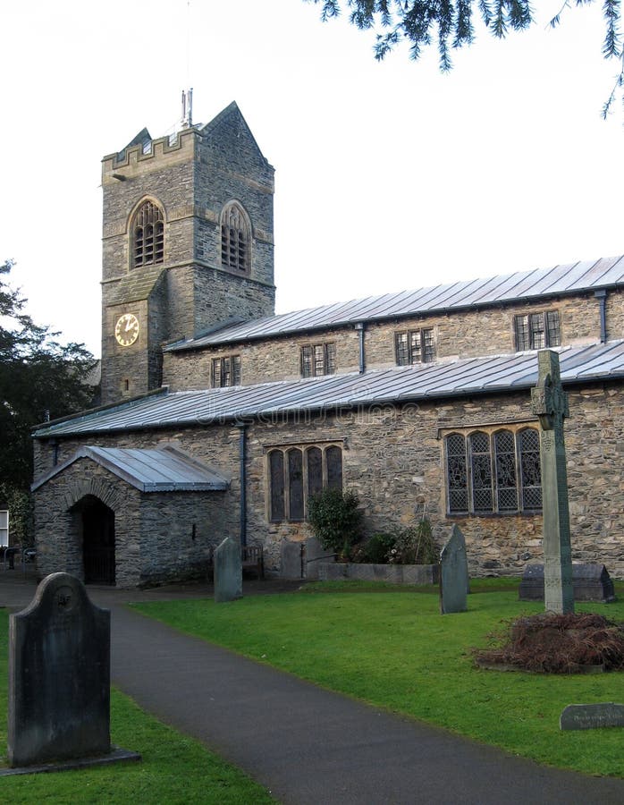 Kendal Parish Church stock photo. Image of view, vertical - 56574210
