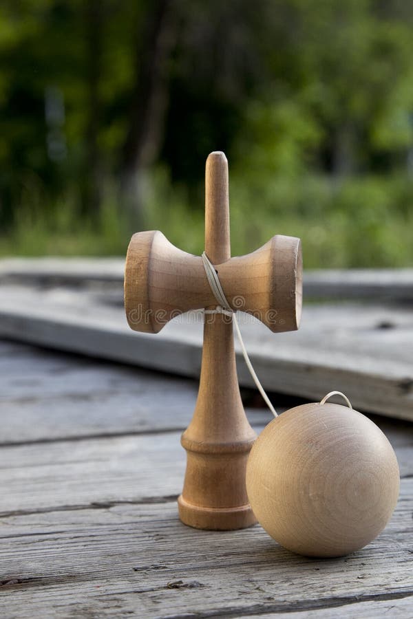 Kendama Toy 1 stock image. Image of rope, balance, outside - 20026499