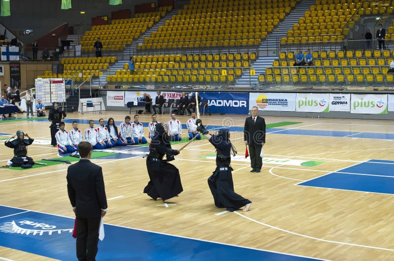 Kendo competition editorial stock image. Image of flaps - 16384894