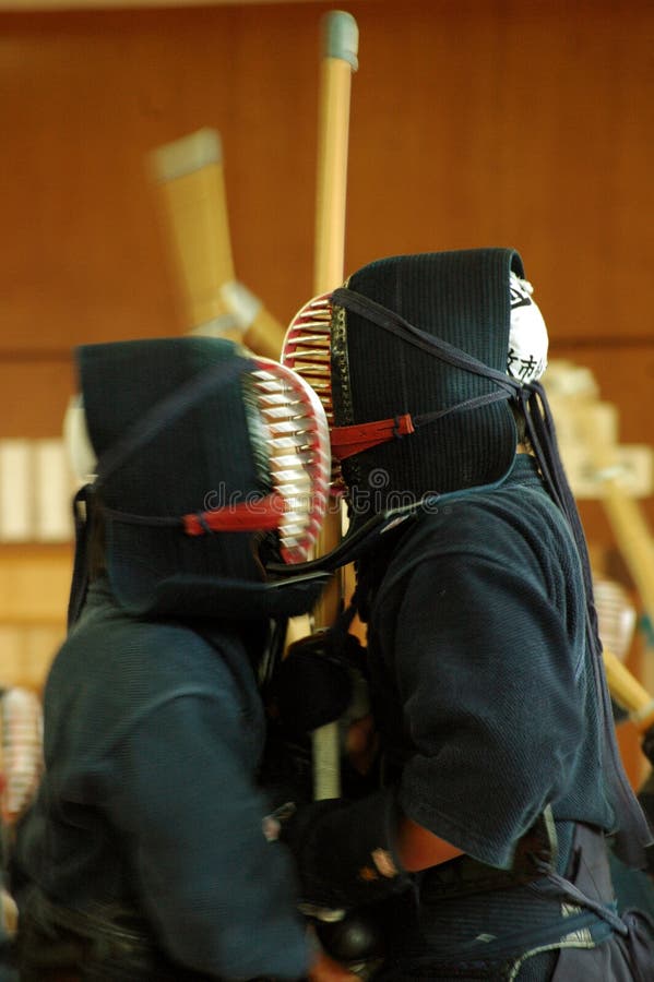Kendo match stock image. Image of mask, young, sports - 2595873