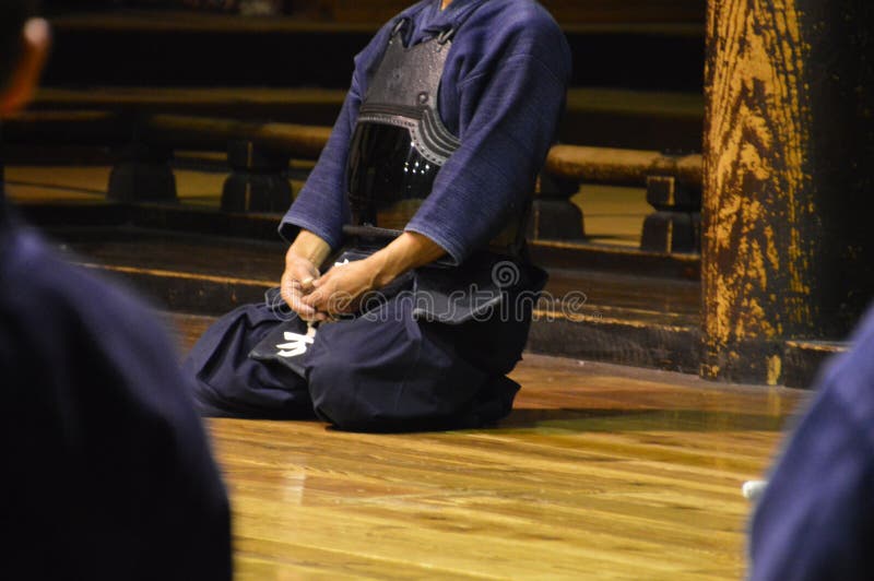 Kendo Practioner from the Back Editorial Photography - Image of back ...