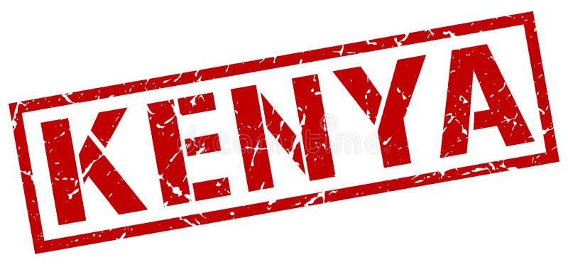 Kenia-Stempel vektor abbildung. Illustration von dichtung - 99001209