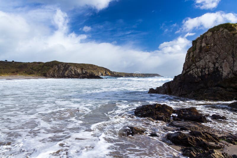 Kennack Sands Beach Cornwall the Lizard Heritage Coast South West ...