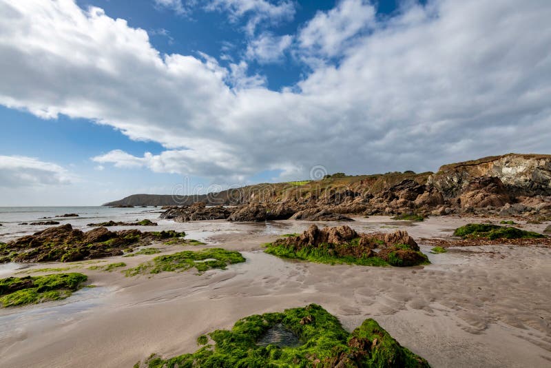Kennack Sands Lizard Point and Peninsular Cornwall Stock Photo - Image ...