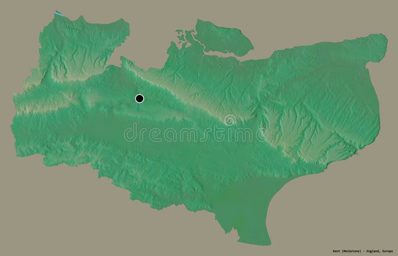 Kent County Administrative Map Stock Illustrations – 141 Kent County ...