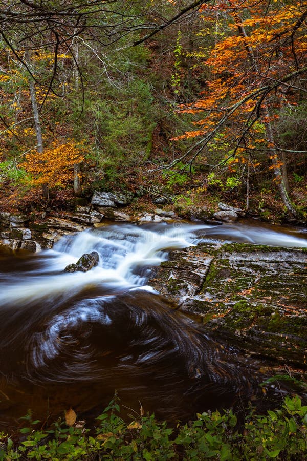 Fall in Kent Falls State Park Editorial Image - Image of america ...