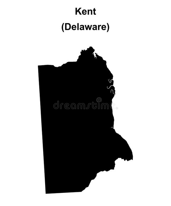 Kent outline map stock vector. Illustration of icon - 357888291