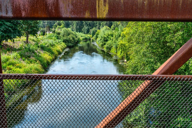 Kent River from Bridge 2 stock photo. Image of scenic - 327217556