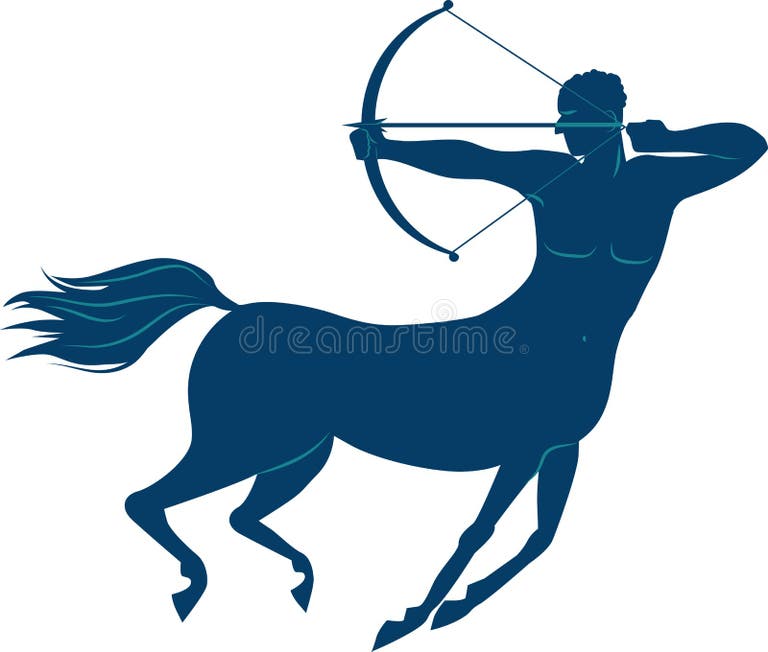 Kentaur vektor illustrationer. Illustration av mänskligt - 102712426