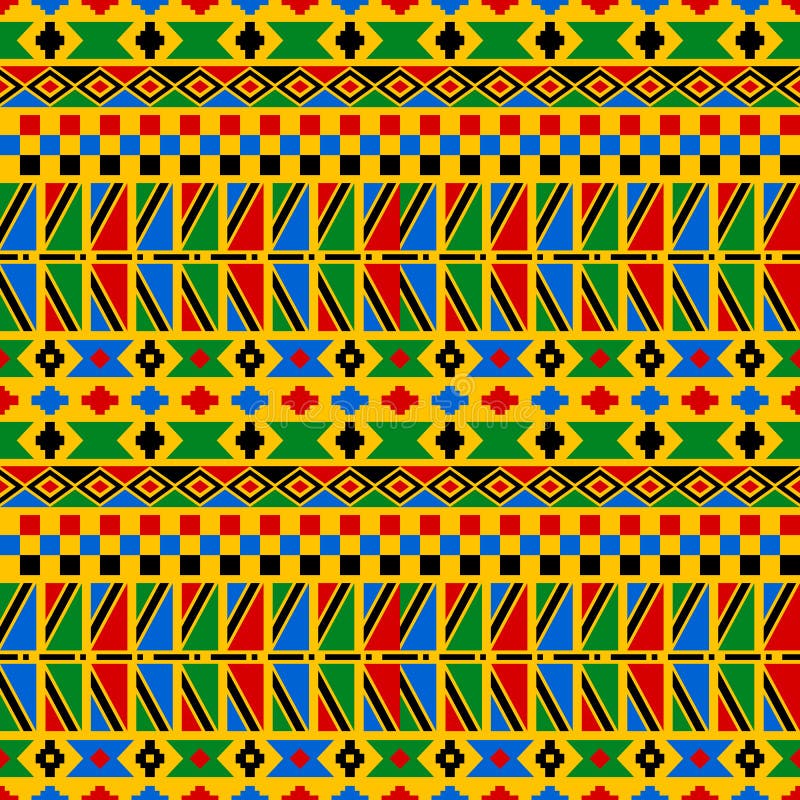 Kente Pattern Seamless Stock Illustrations – 743 Kente Pattern Seamless ...