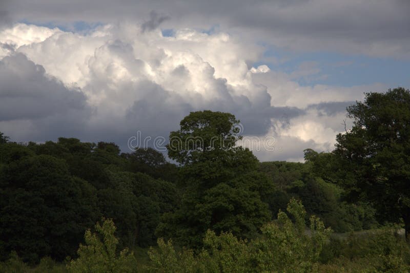 Kentish Landscape stock photo. Image of dramatic, clouds - 95448156