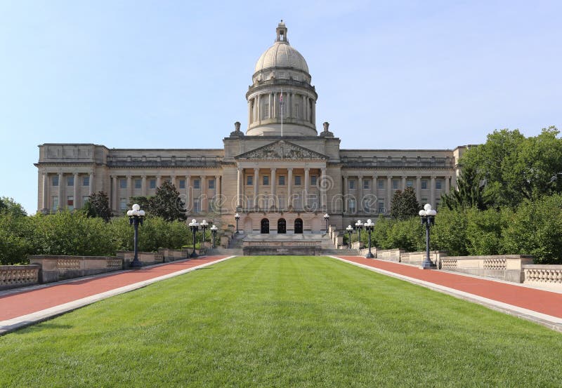 Kentucky State Capitol Building Stock Image - Image of relief, front ...
