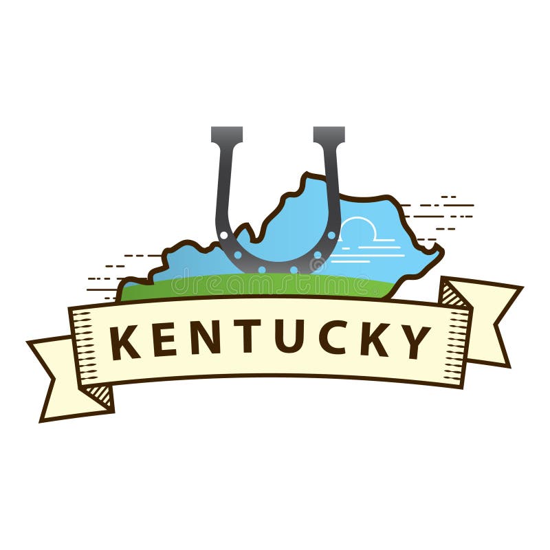 Kentucky State Map. Vector Illustration Decorative Design Stock Vector ...
