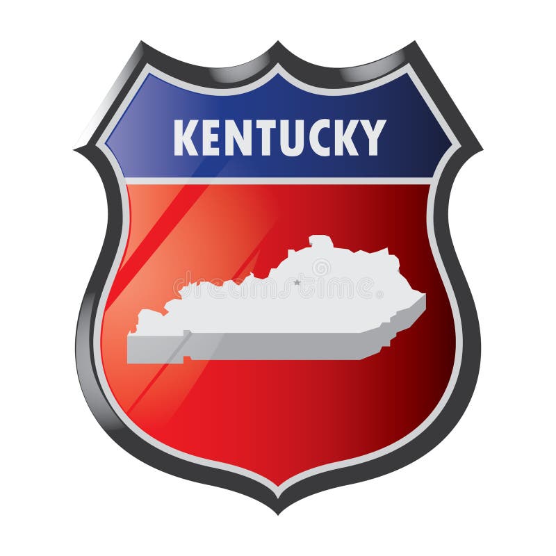 Kentucky State. Vector Illustration Decorative Design Stock Vector ...