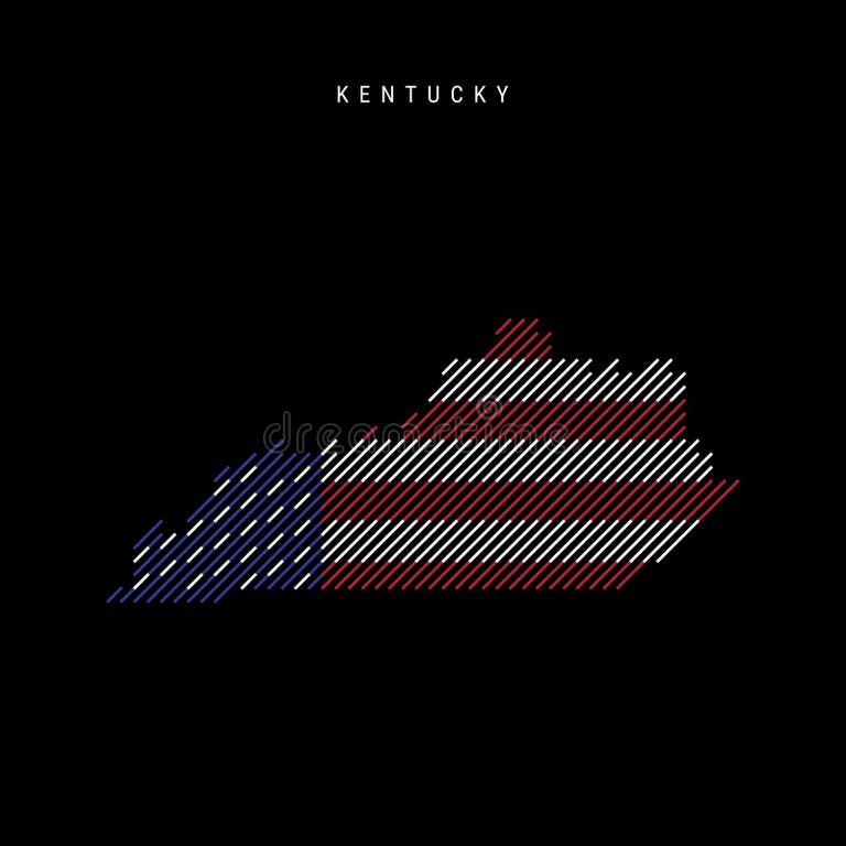 Kentucky Us State Vector Map Stock Illustrations – 1,040 Kentucky Us ...
