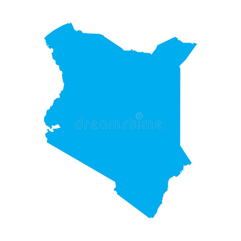 Kenya country map icon stock illustration. Illustration of texture ...