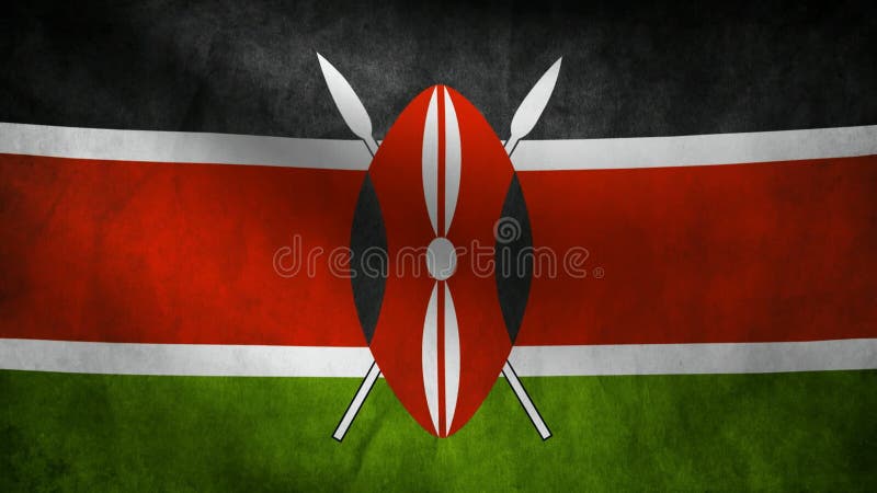 Kenya Flag Waving Animation Stock Video - Video of national, seamless ...