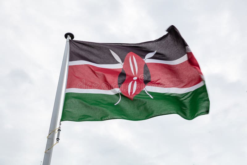 Kenyan Flag Flying