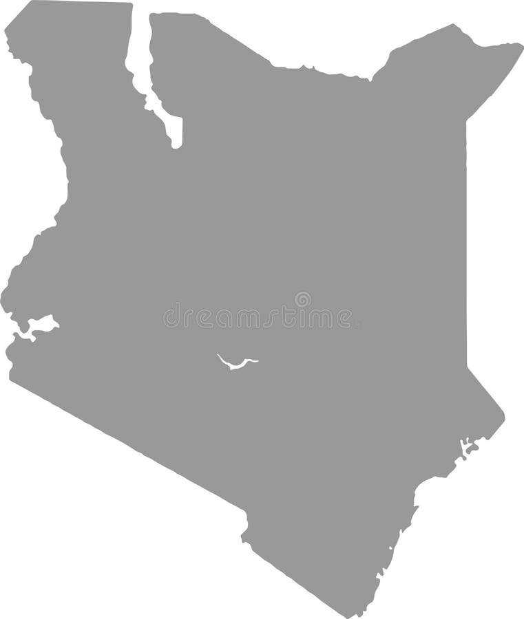 Kenya Map on Png or Transparent Background,Symbols of Kenya.vector ...