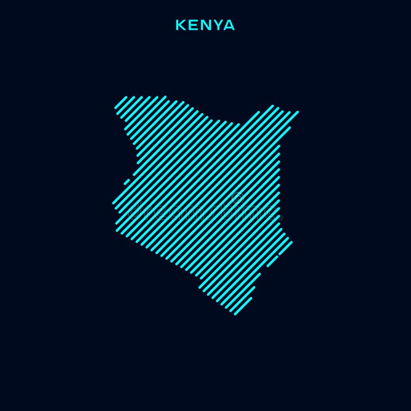 Editable Map Kenya Stock Illustrations – 87 Editable Map Kenya Stock ...