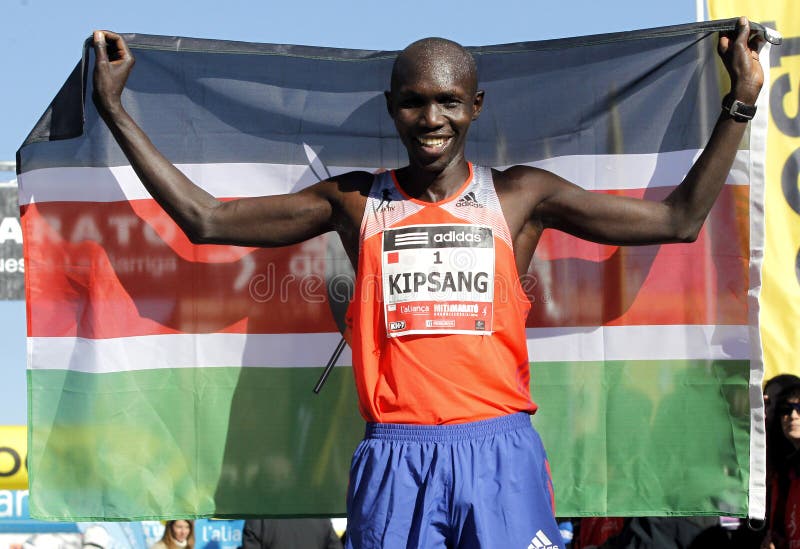 Kenyan Athlete Wilson Kipsang Editorial Image - Image of mark, olympic ...