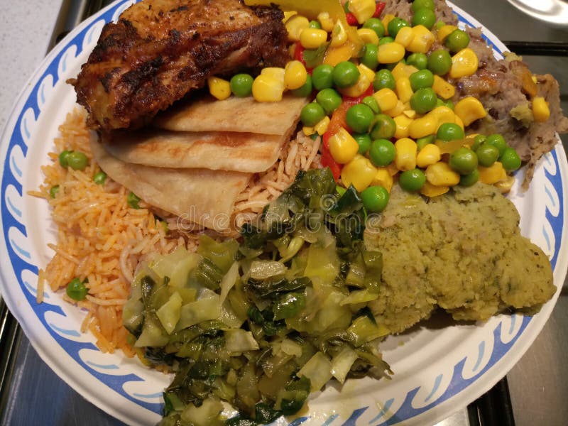 Kenyan dish on a plate stock photo. Image of kenyan - 103512904