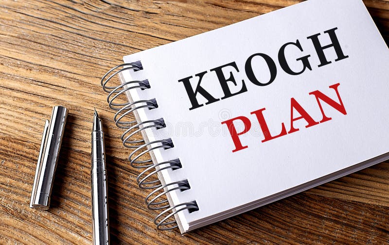 Keogh Plan is Shown on the Photo Using the Stock Image - Image of bank ...