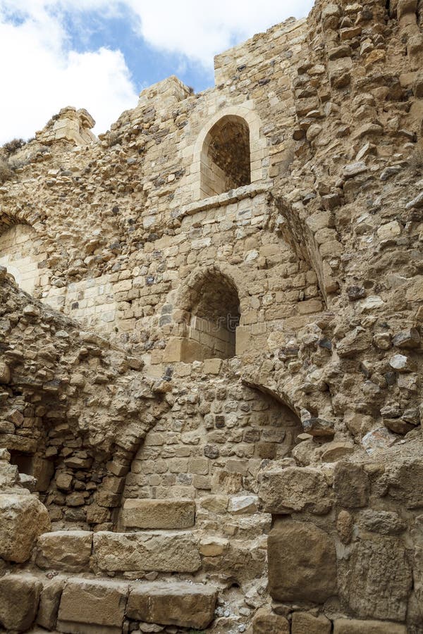 Kerak Castle in Al-Karak, Jordan, Arabia, Middle East Stock Image ...