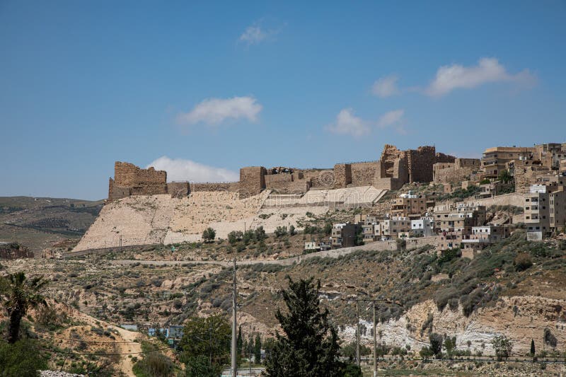 Kerak Castle stock photo. Image of crusader, jordan - 277737874