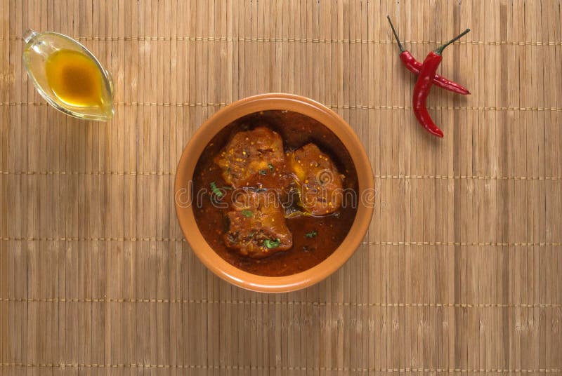 Kerala Fish Curry. Traditional Indian Fish Dish with Coconut Milk and ...