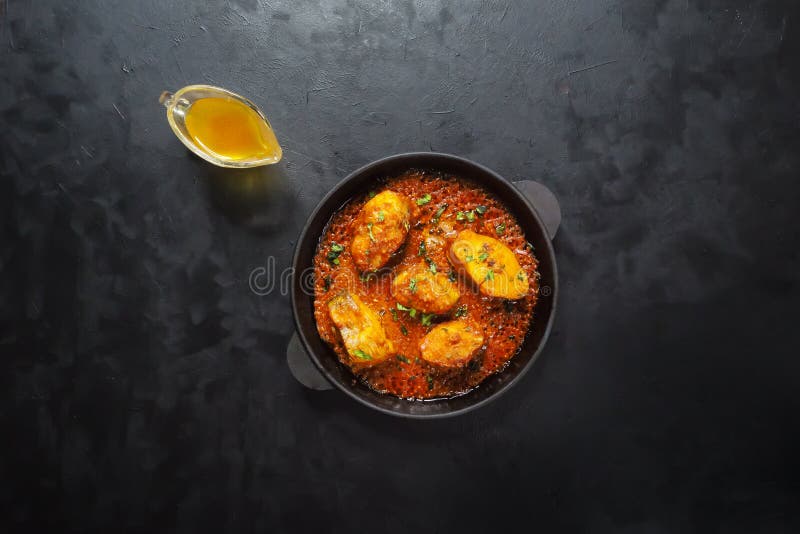 Kerala Fish Curry. Traditional Indian Fish Dish with Coconut Milk and ...