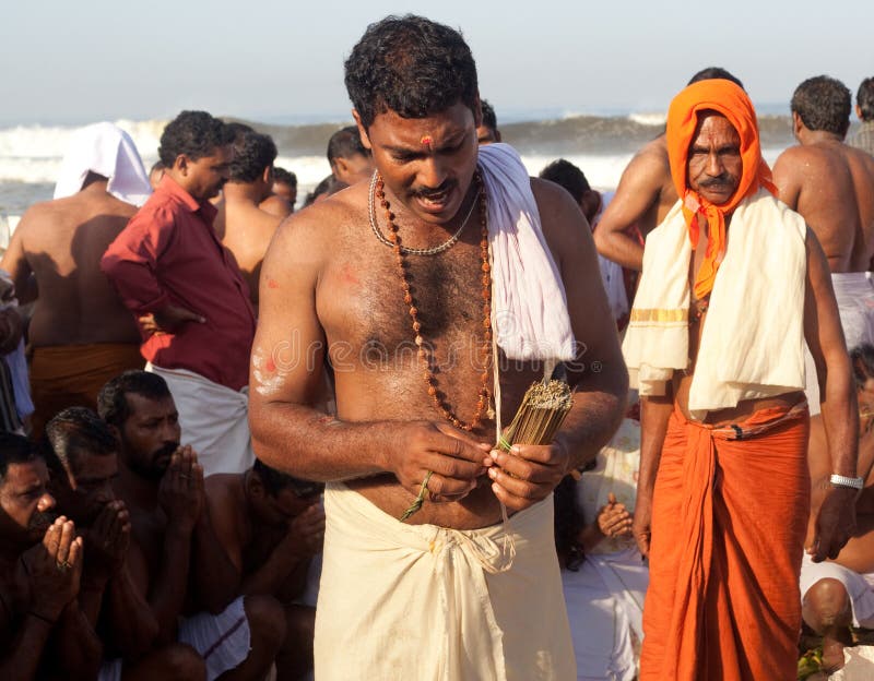 KERALA - JULY 30: a Hindu Priest Editorial Photo - Image of pilgrim ...