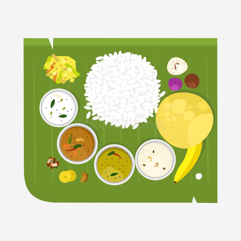 Kerala Sadya Stock Illustrations – 266 Kerala Sadya Stock Illustrations ...