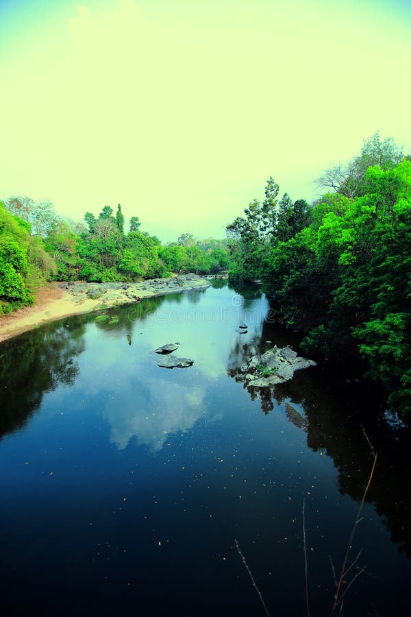 Kerala Rever stock photo. Image of water, nature, plant - 191536834