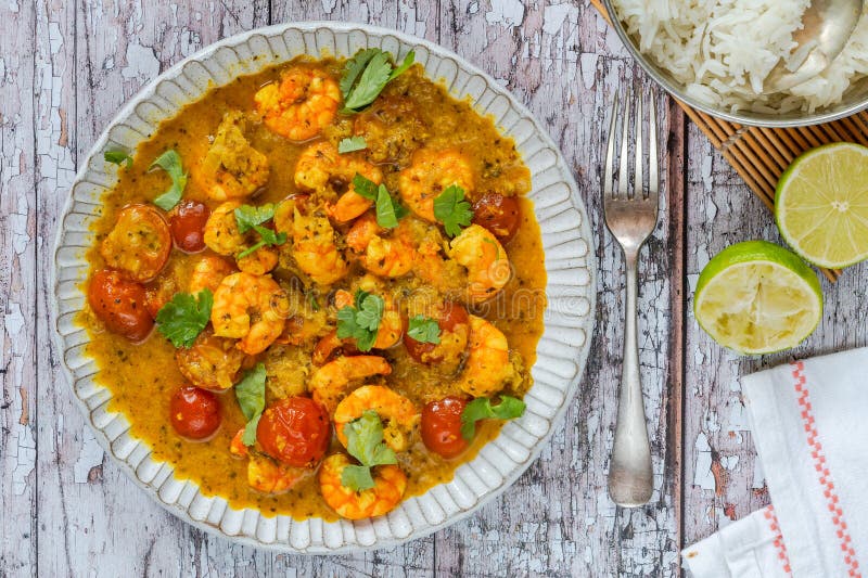Keralan style prawn curry stock photo. Image of savory - 359941910