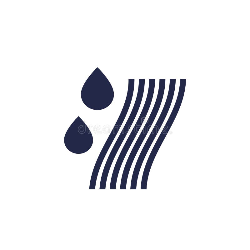 Keratin Icon on White, Vector Stock Vector - Illustration of drop ...