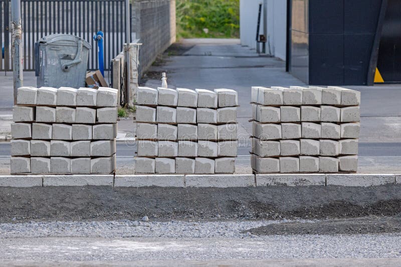 Kerb Stones Blocks stock image. Image of stone, block - 285954183